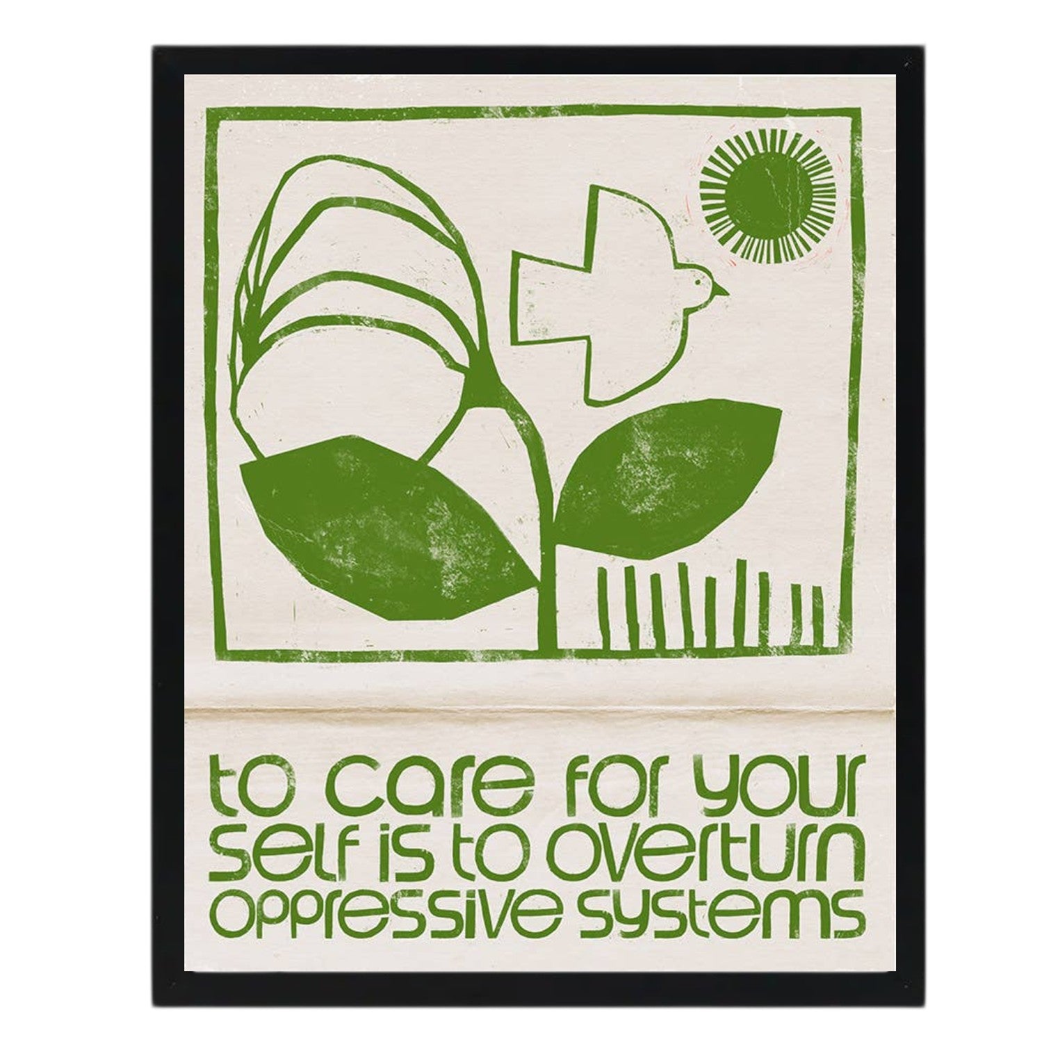 Self Care - Framed Art Print - 8-in x 10-in – Mellow Monkey