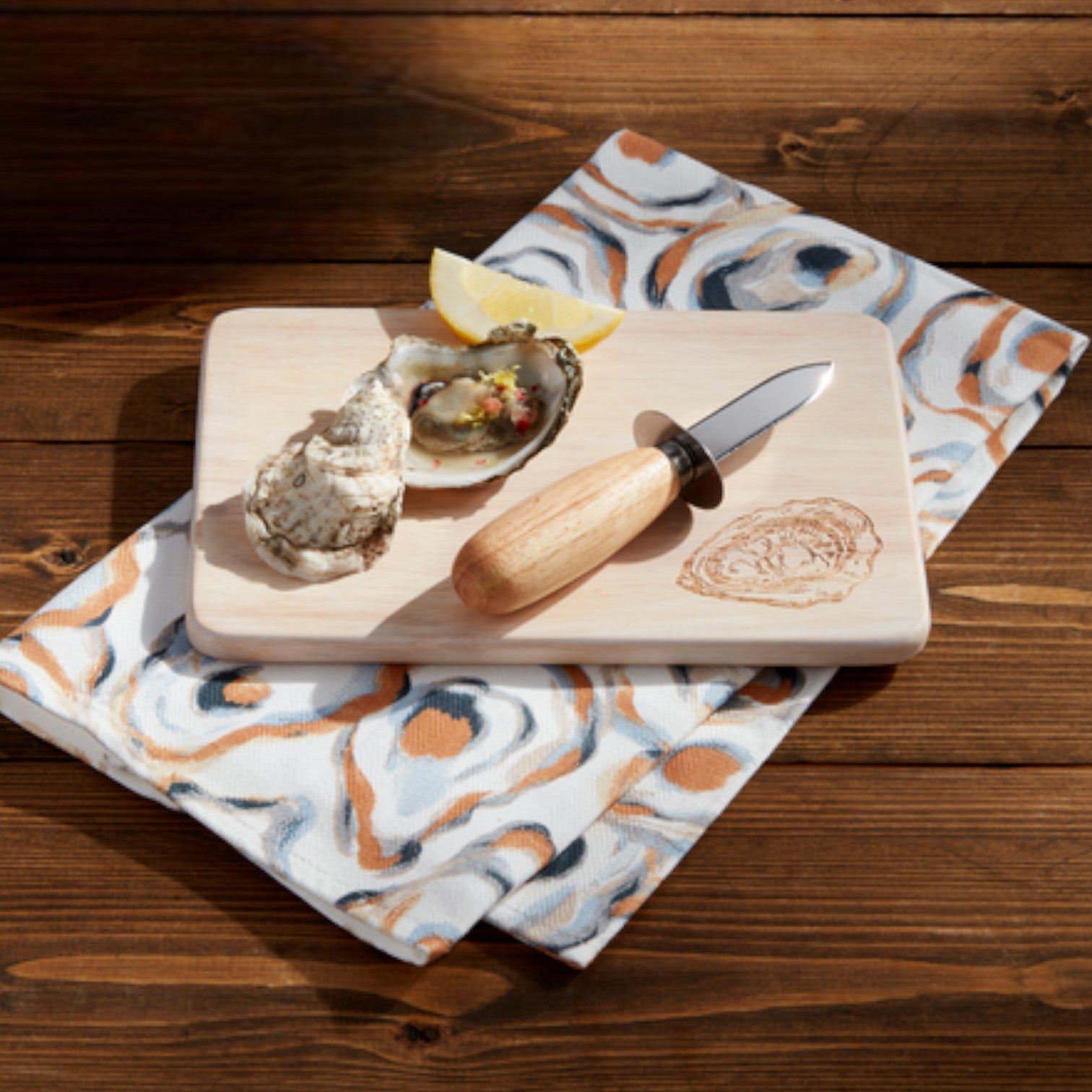 Oyster Shucking Board Set – Mellow Monkey