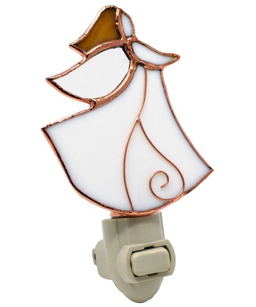 Stained Glass Nightlight - Angel – Mellow Monkey