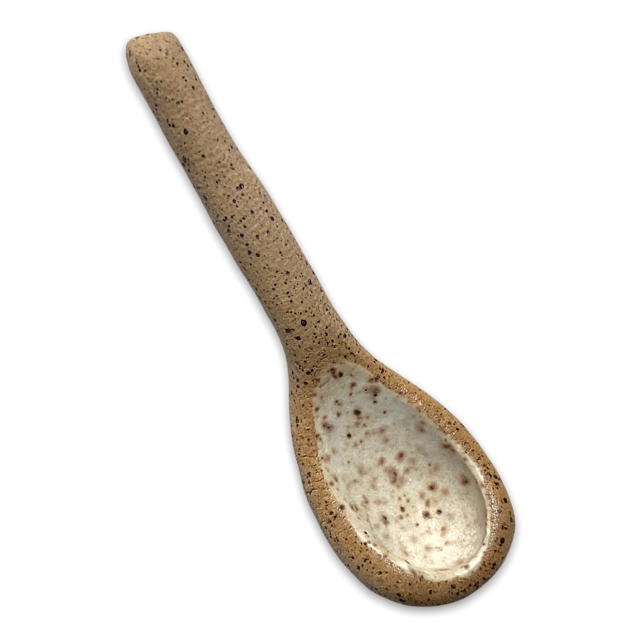 Handcrafted Pottery Mini Pinch Pot Spoon - 3-1/4-in - Cream – Mellow Monkey