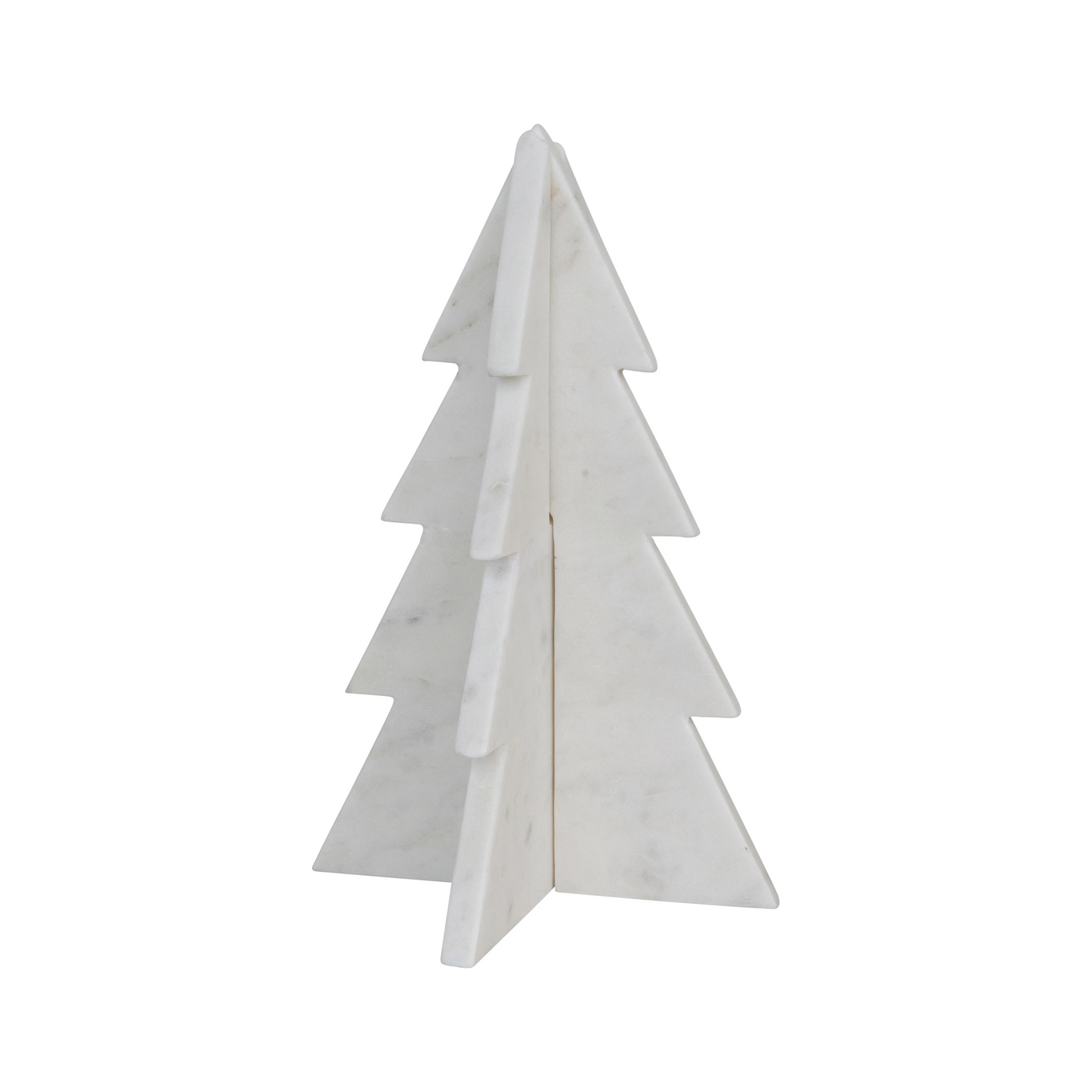 Interlocking Marble Tree, White - 12-in – Mellow Monkey